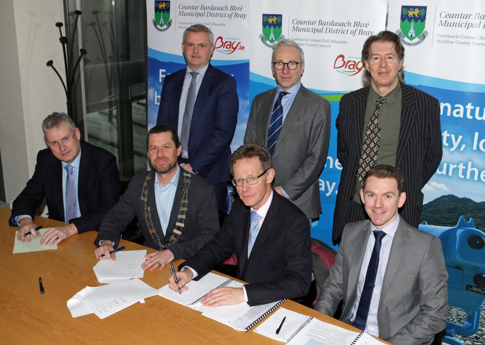 A contract for the Bray Harbour study was signed by Wicklow County ...